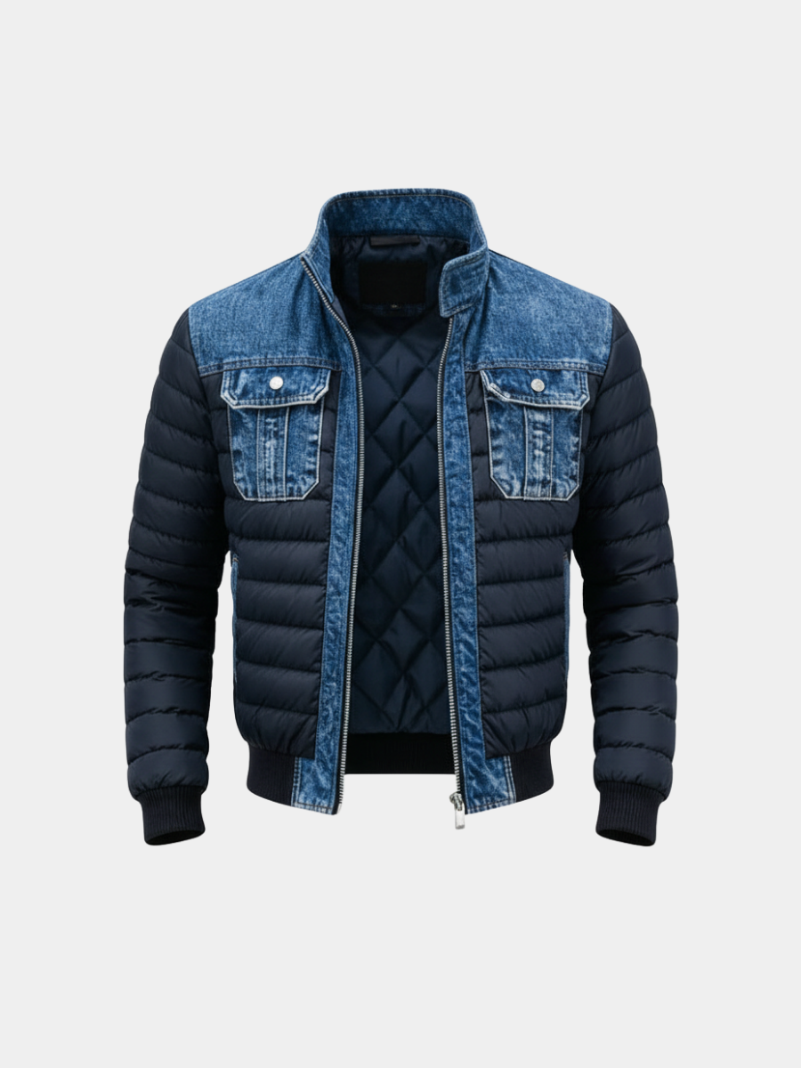 HARRISON OF CALIFORNIA | HYBRID INSULATED DENIM JACKET FOR MEN ...